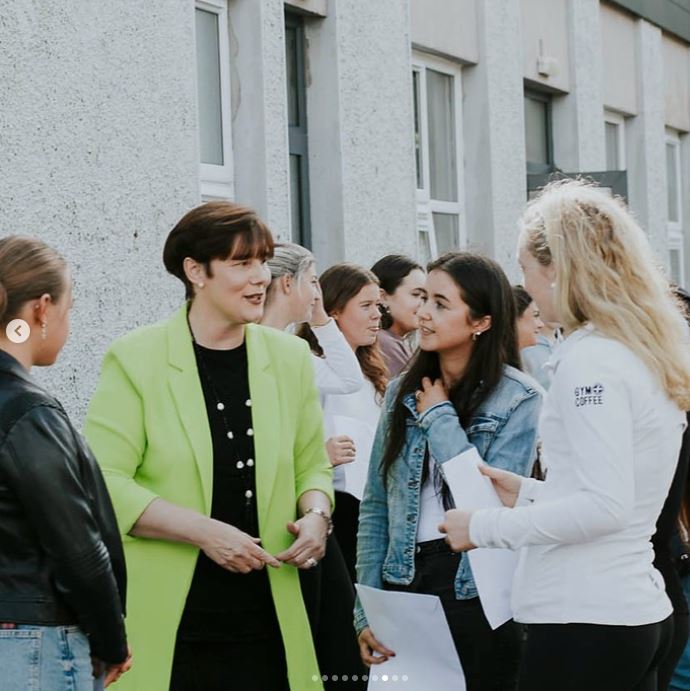 Visit from Minister Foley for Leaving Cert Results - Presentation ...